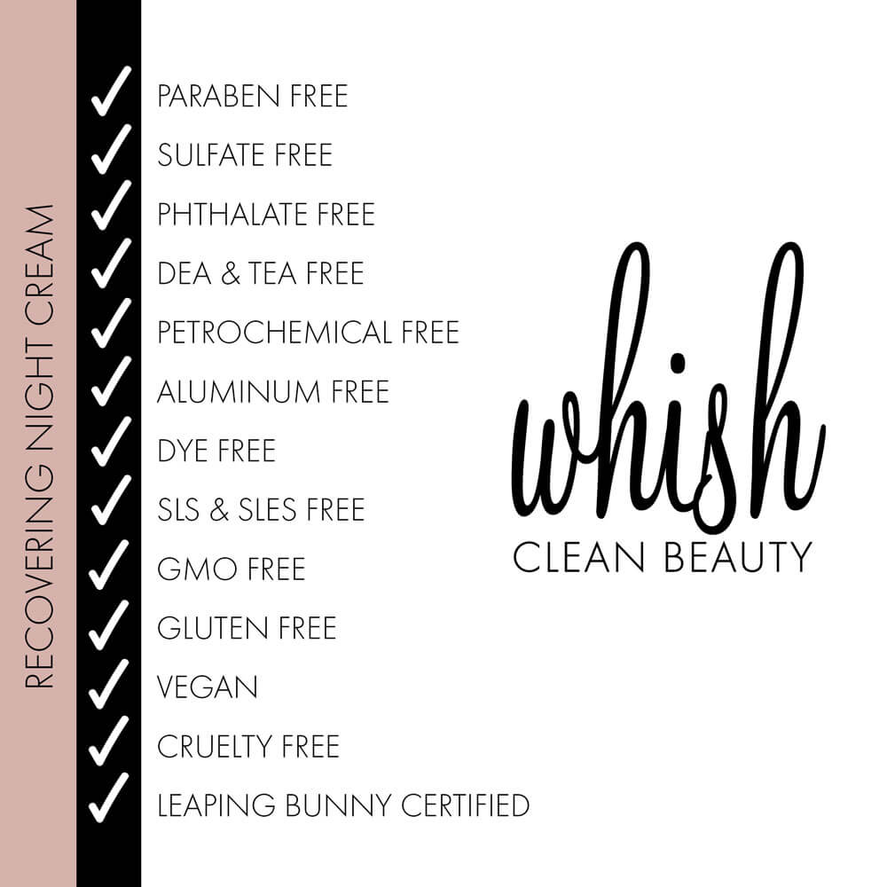 Recovery: a Natural Anti-Aging Night Cream that Moisturizes | Whish